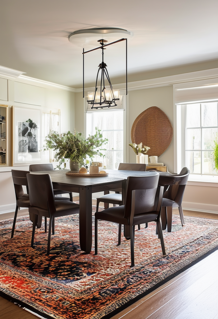 Dining Room Area Rugs: Enhance Your Space with Style - goodworksfurniture