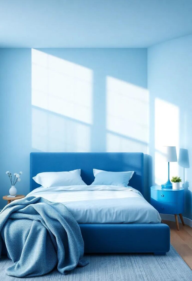 Transform Your Space: A Guide to Invigorating Blue Bedroom Color ...