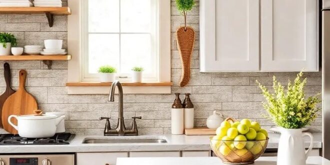 Charming Farmhouse Kitchen Counter Decor Ideas to Inspire Your Home ...